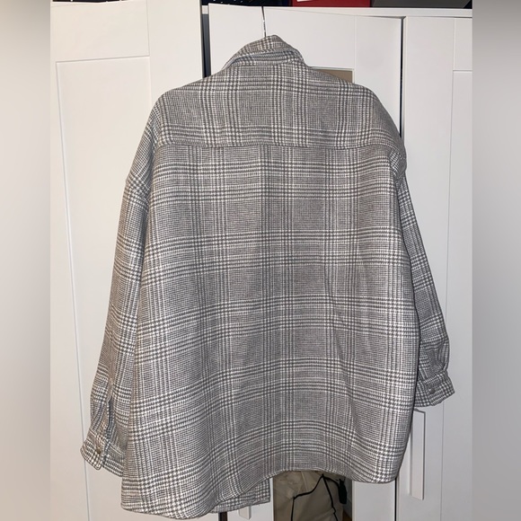 ASOS | Jackets & Coats | Asos Design Super Oversized Wool Checkered ...